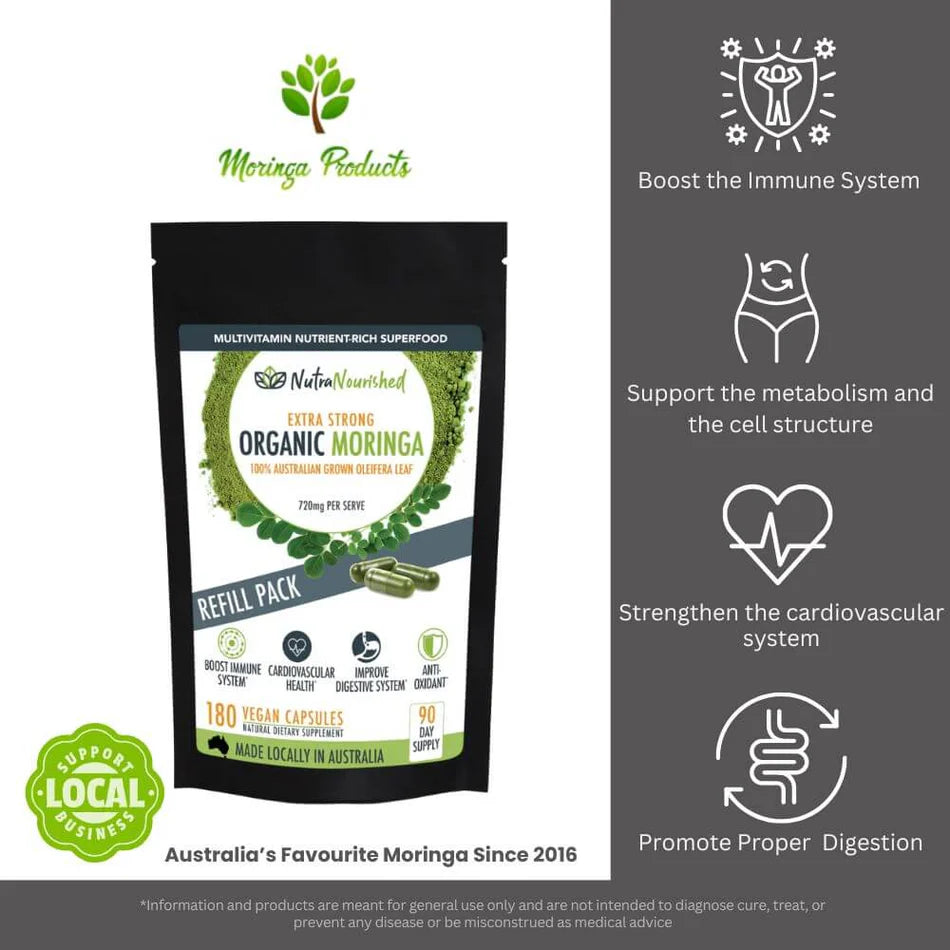 Nutra Nourished Moringa Capsules Refill Pack - Buy Moringa Online